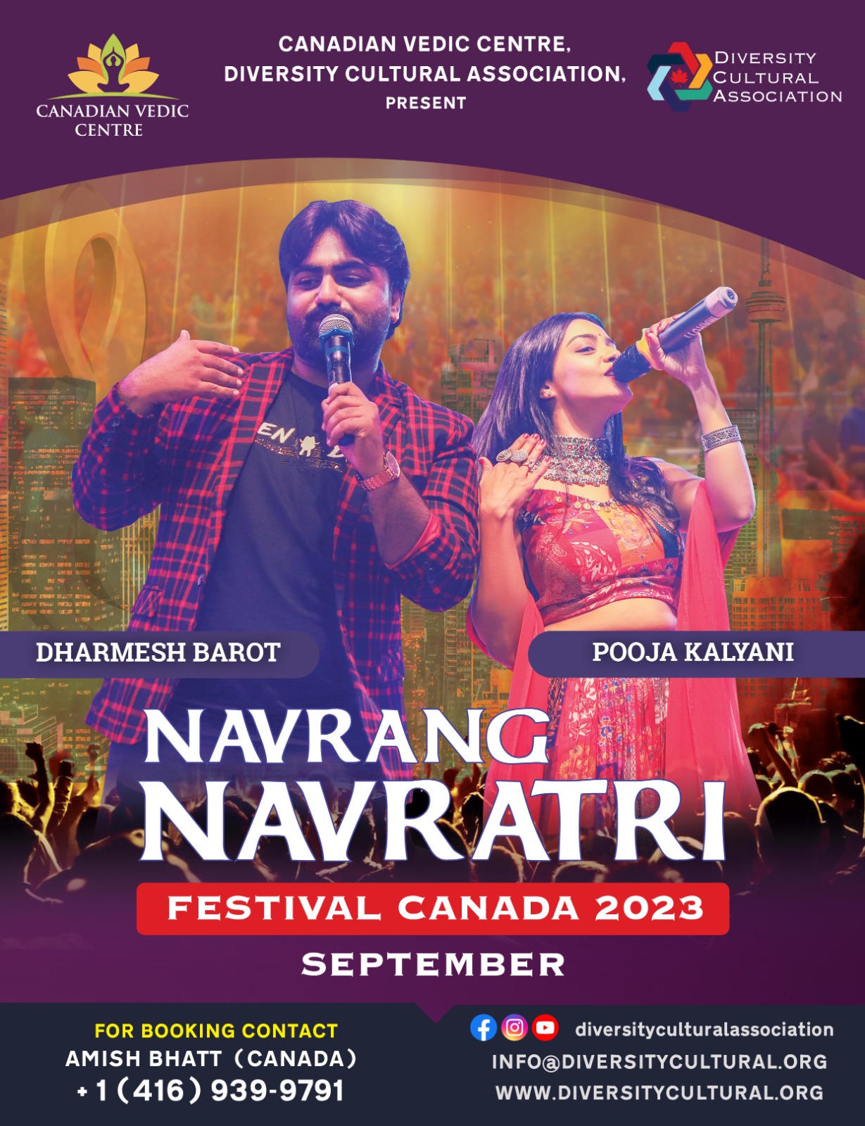 Shree Dharmesh Barot & Puja Kalyani – Welcome to Diversity Cultural ...